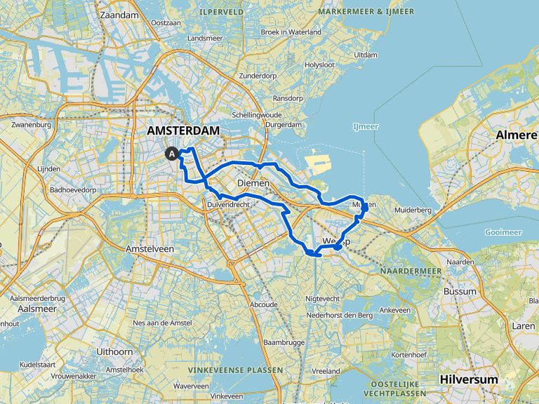 🇾🇪 Das Umland von Amsterdam erkundet, Ijmeer, Muiden, Weesp ...